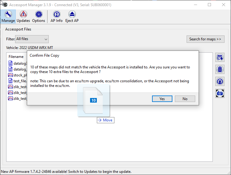 New Accessport Manager Update, New Functionality! - COBB Tuning