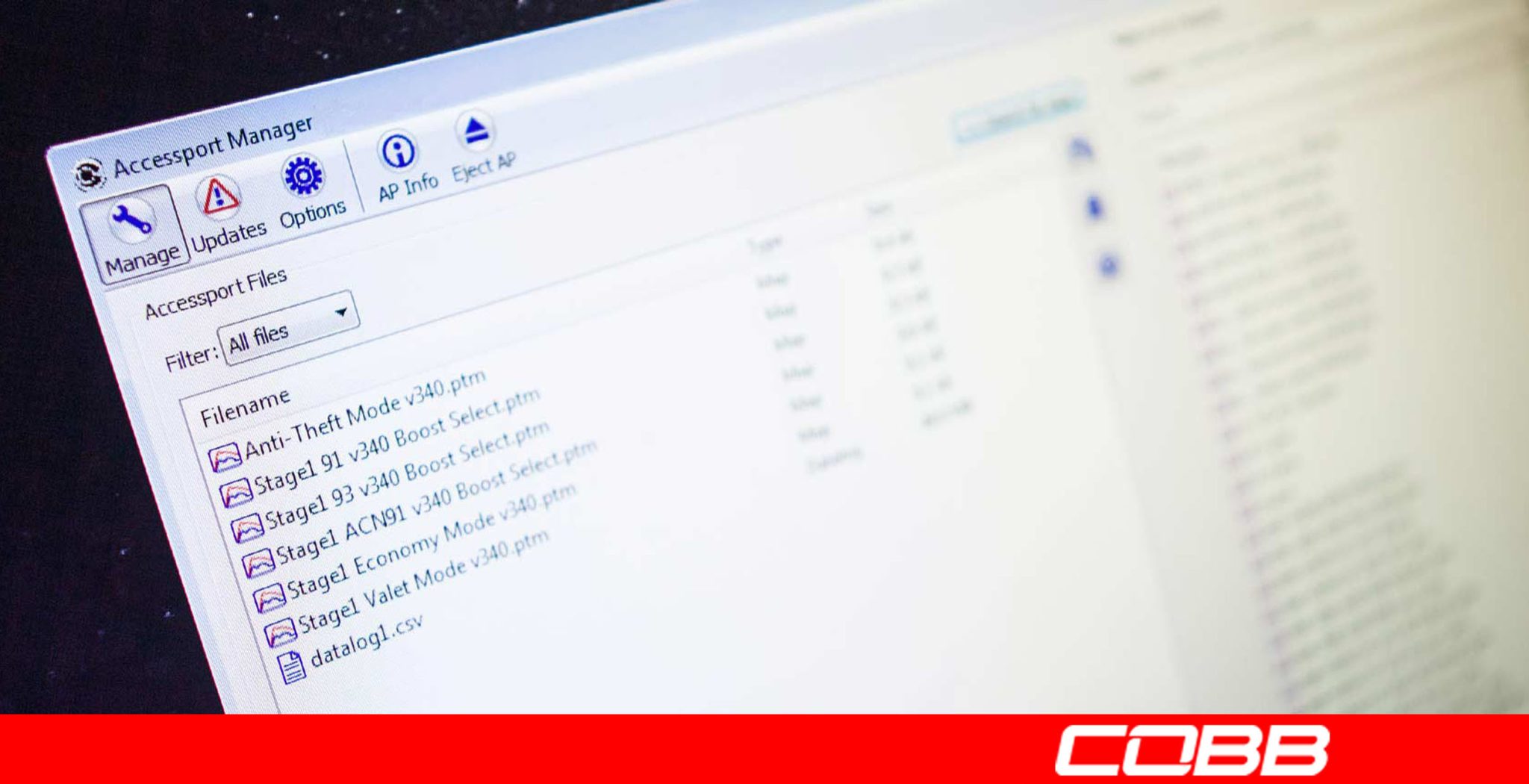 New Accessport Manager Update, New Functionality! - COBB Tuning
